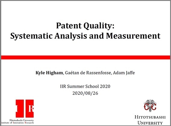 Report on the 11th IIR Summer School | Hitotsubashi University ...